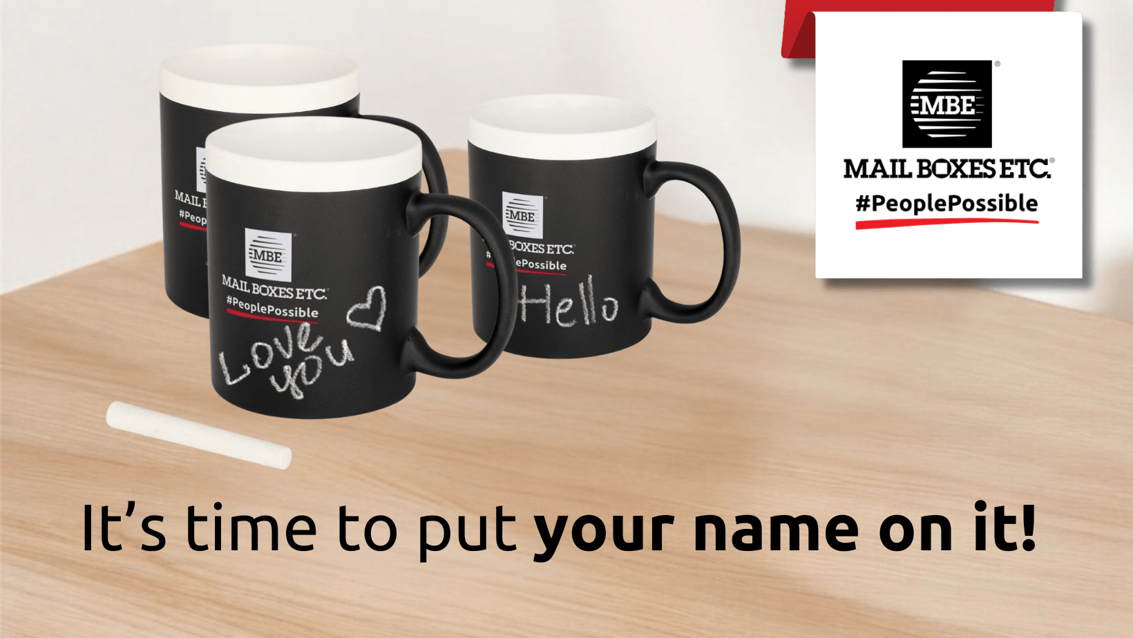 Mugs, messages and My Name - MBE Malta